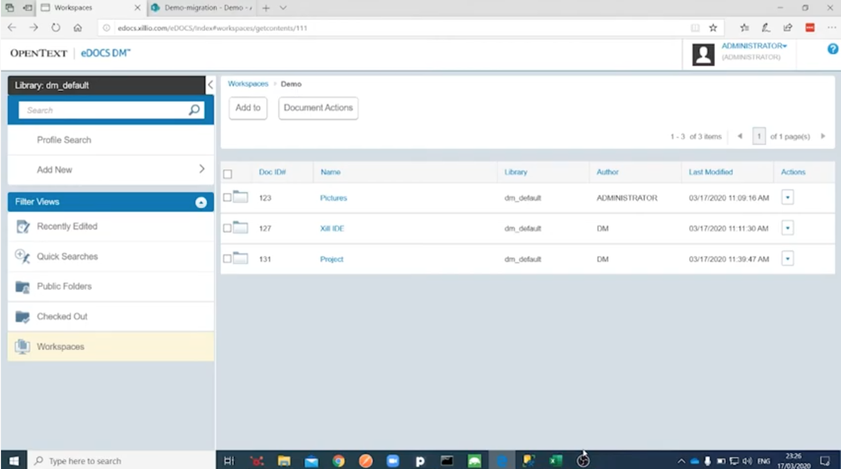 Migrate OpenText eDOCS data to SharePoint Online | Xillio